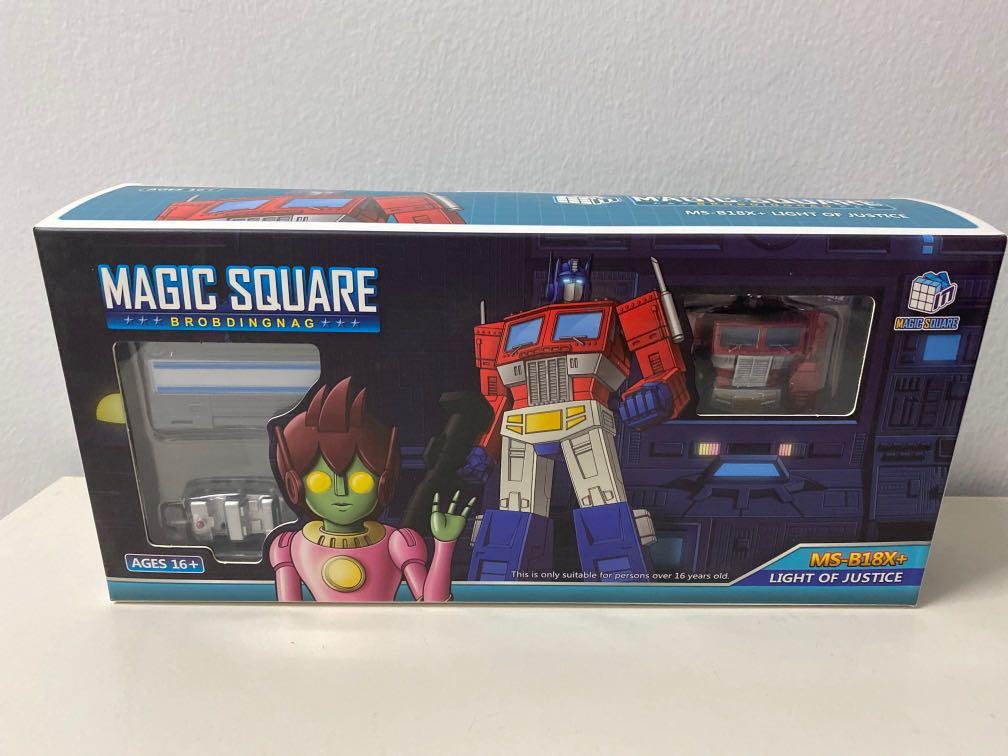 Transformers Magic Square Optimus Prime Metallic MS-B18x, Hobbies ...