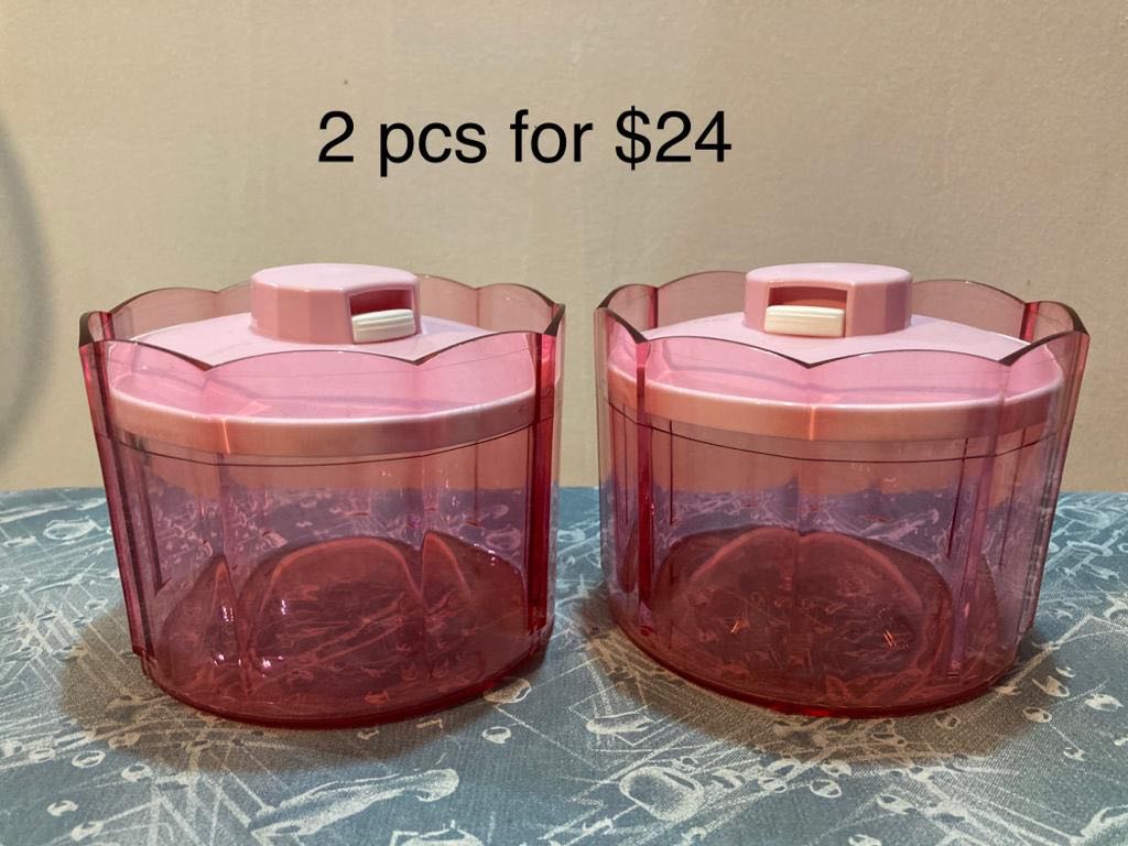 Tupperware cookies container set, Furniture & Home Living, Home ...