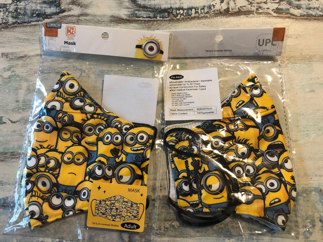 USS Minion face mask Despicable Me, Health & Nutrition, Face Masks ...