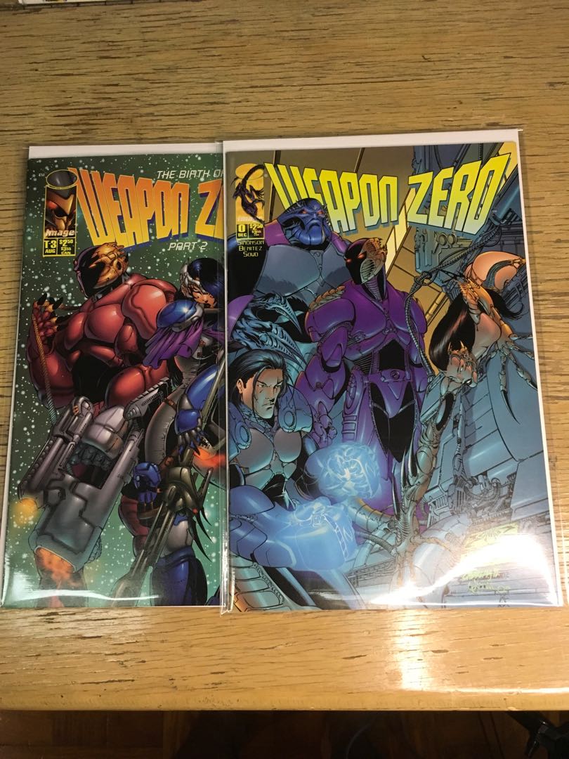 Weapon Zero #0 and T-3, Hobbies & Toys, Books & Magazines, Comics ...