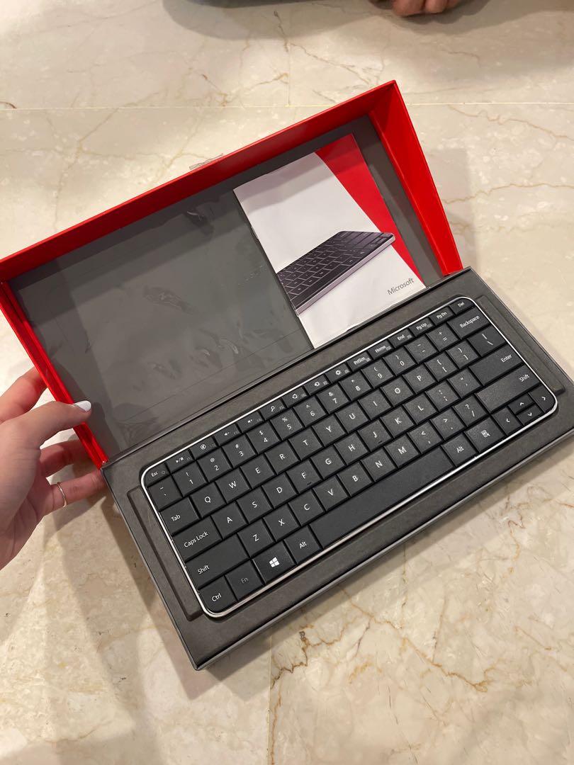 BLUETOOTH Wedge Mobile Keyboard Ultra Slim Microsoft, Computers & Tech ...
