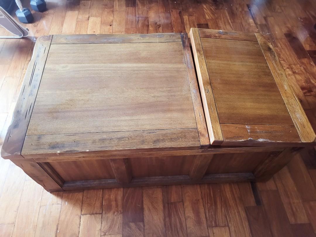 Wood liftable table with free acer work station, Furniture & Home ...