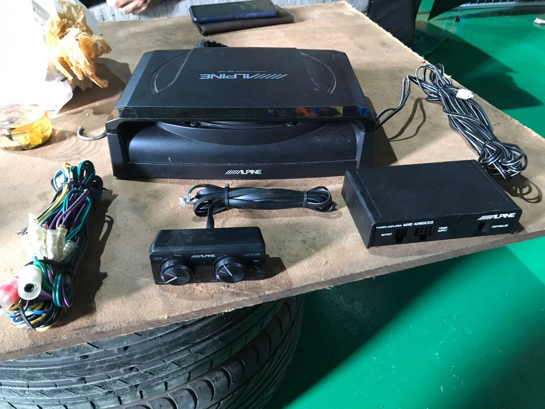 Woofer Alpine swe 1200, Auto Accessories on Carousell