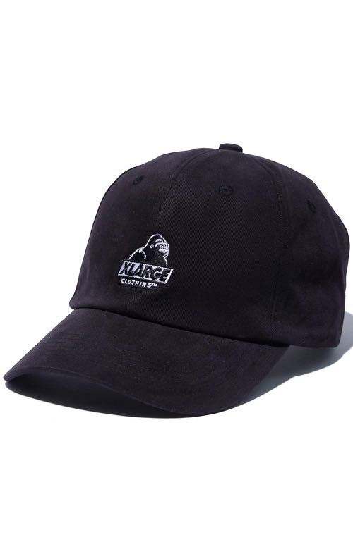 XLARGE OG Slanted Logo 6 Panel Cap - Black, Men's Fashion, Watches ...