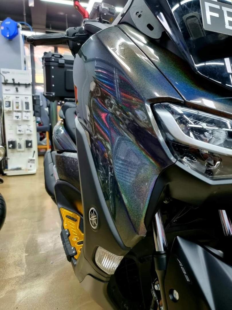 Yamaha wrap and decals, Motorcycles, Motorcycle Accessories on Carousell