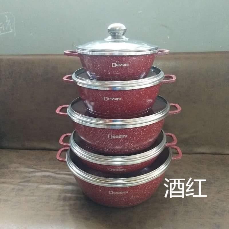 12 pcs Dessini Cookware Set, Furniture & Home Living, Kitchenware ...