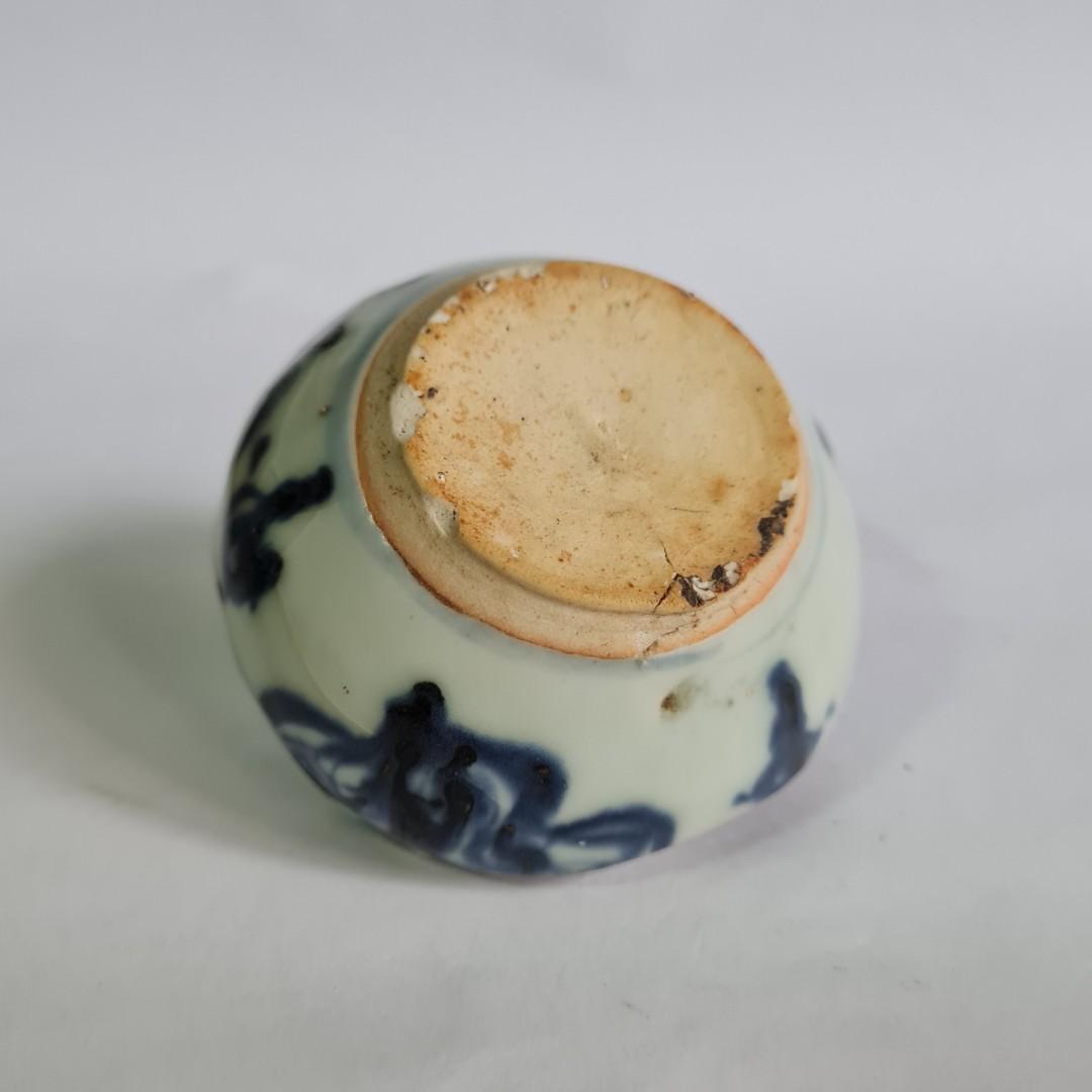 1500s Ming Dynasty Antique Blue and White Ceramic Bowl Jar Shard ...