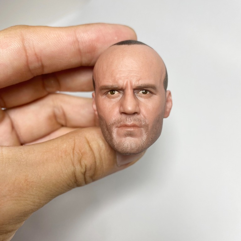 1/6 Scale Belet Jason Statham Head Sculpt for 12" action figure ...
