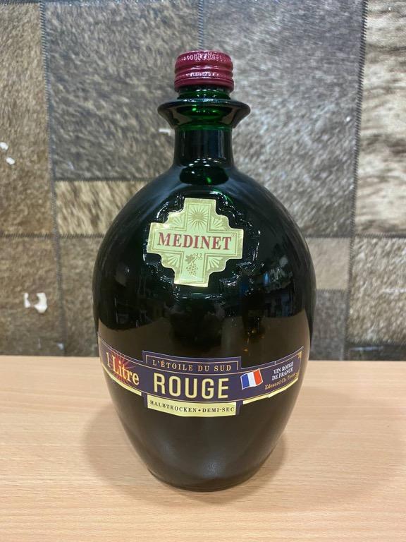 1 Litre Medinet Rouge Wine/Wedding Wine/Red Wine/Medinet Wine/French ...