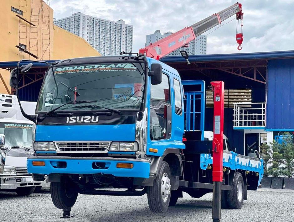 2020 ISU7 FORWARD SELF LOADING WITH TADANO BOOM CRANE 3-SECTION 3.0T ...