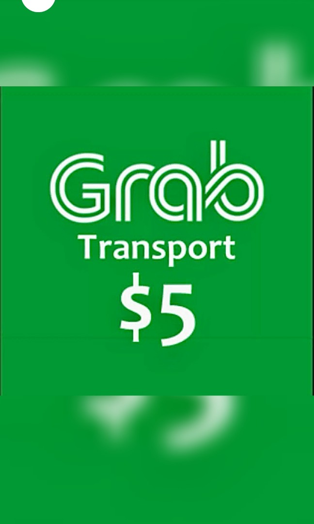 $5 Grab Transport Gift Card, Tickets & Vouchers, Vouchers on Carousell