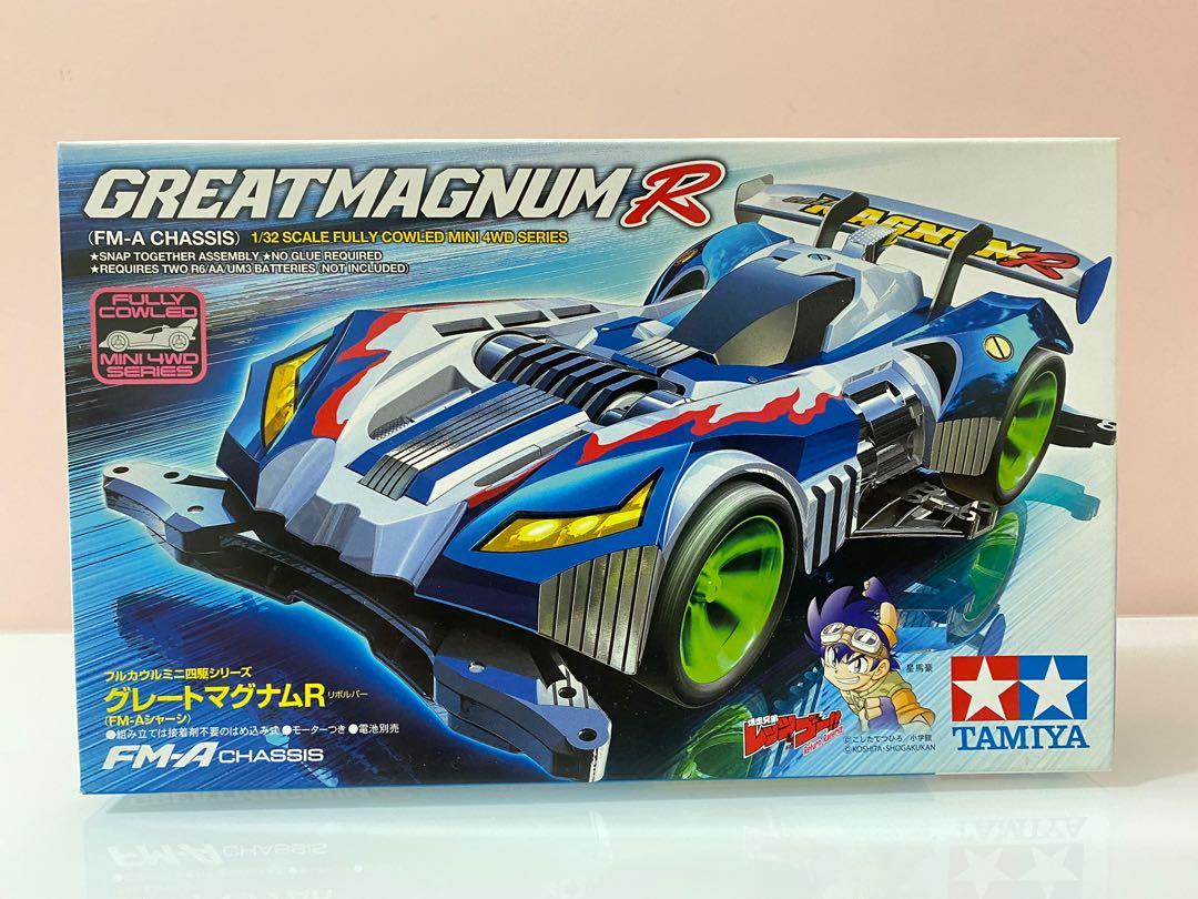 田宮 雙星 孖星 四驅車 Tamiya Mini 4WD Great Magnum R, 興趣及遊戲, 玩具 & 遊戲類 - Carousell