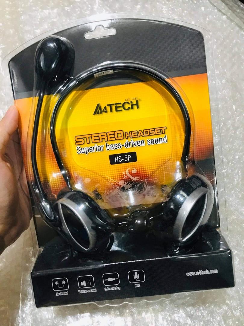 A4tech Hs 5p Headset ‼️ Cod ‼️ Free Shipping ‼️ Audio Headphones