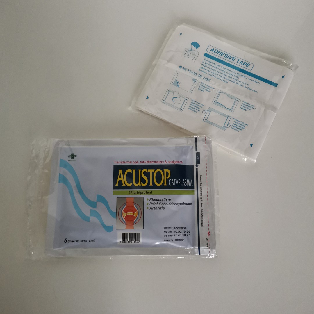 Acustop Cataplasma, Health & Nutrition, Medical Supplies & Tools on ...