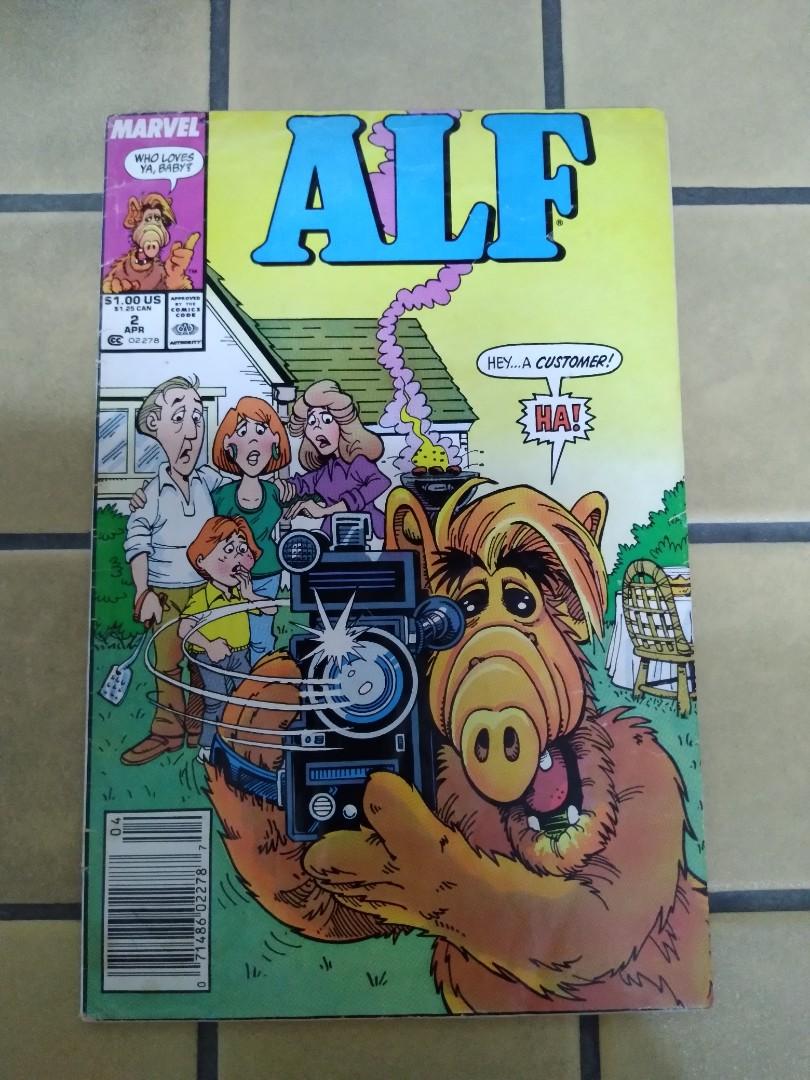 Alf #2 ( Dave Manak - Cover Art ) Marvel Copper Age Issue, Hobbies ...