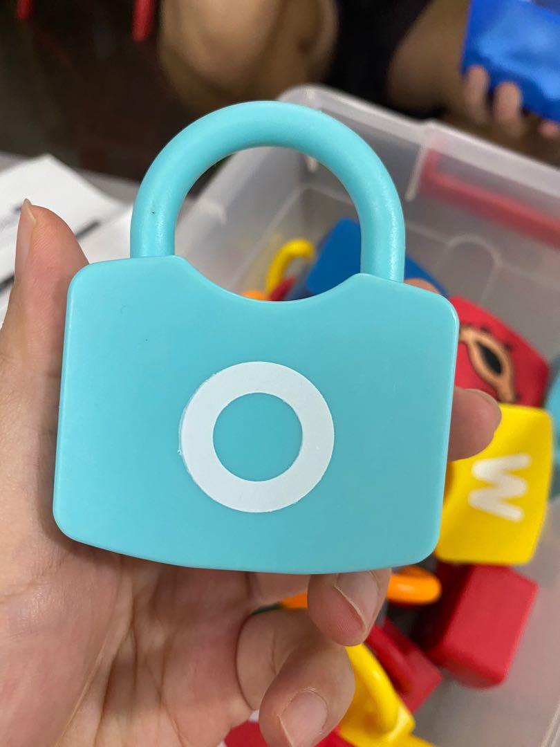 Alphabet lock and key game, Hobbies & Toys, Toys & Games on Carousell