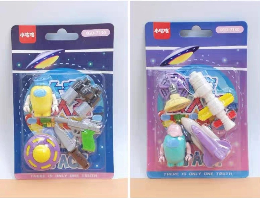 Among us eraser set, Hobbies & Toys, Stationery & Craft, Stationery ...