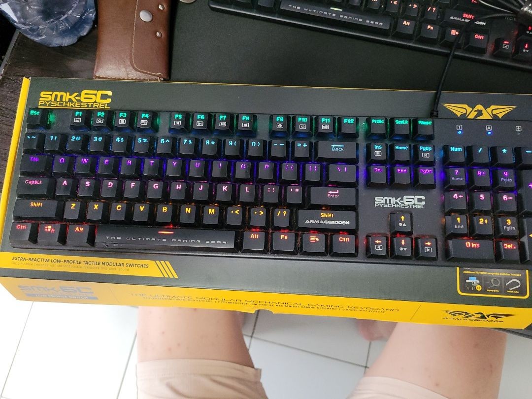 ARMAGGEDDON SMK-6C 104 key Mechanical Keyboard, Computers & Tech, Parts ...