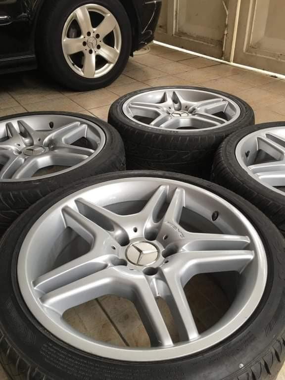 Authentic AMG mags, Car Parts & Accessories, Mags and Tires on Carousell