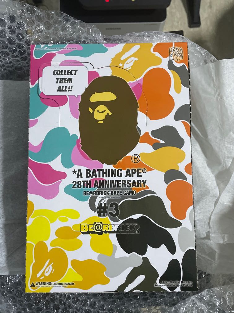 BAPE Bearbrick 28th Anniversary #3, Hobbies & Toys, Toys & Games on ...