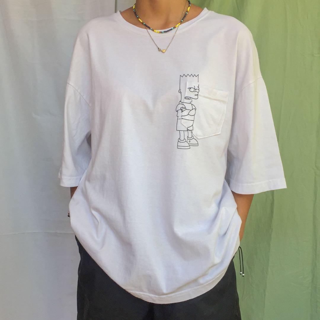 bart simpson whatever graphic tee, Women's Fashion, Tops, Shirts on ...
