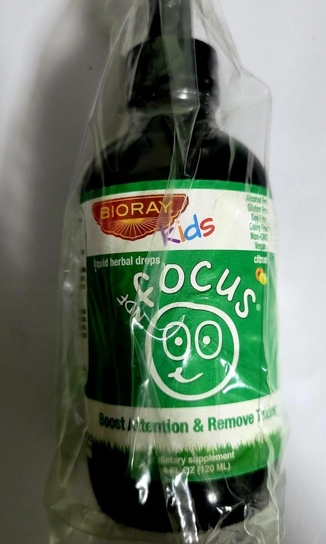 Bioray Kids Focus 120ml - concentrarion / Focus Suppliment for kids ...
