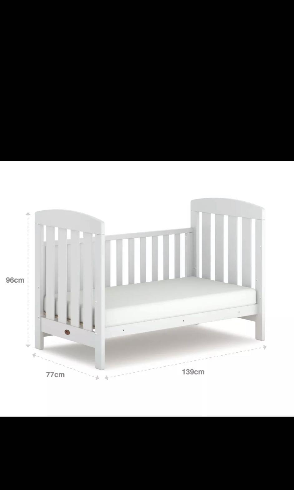 Motherswork Boori Alice cot plus mattress, Babies & Kids, Baby Nursery ...