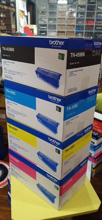Brother Original Colour Toner Cartridge TN459 Black/Cyan/Magenta/Yellow ...