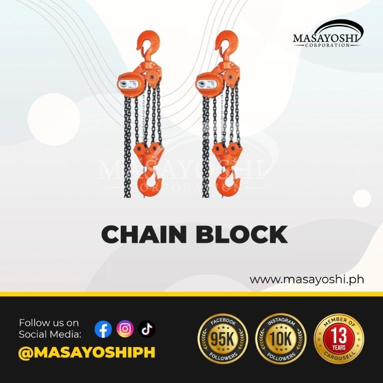Chain Block Heavy Duty 10T x 3M | Lifting Equipment | Industrial ...