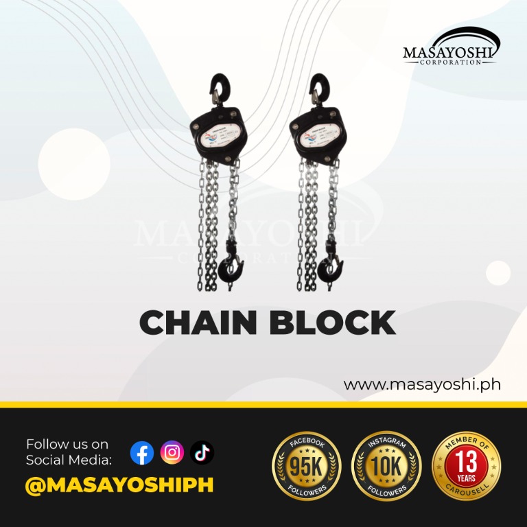 Chain Block Heavy Duty 15T x 3M | Lifting Equipment | Lifter ...