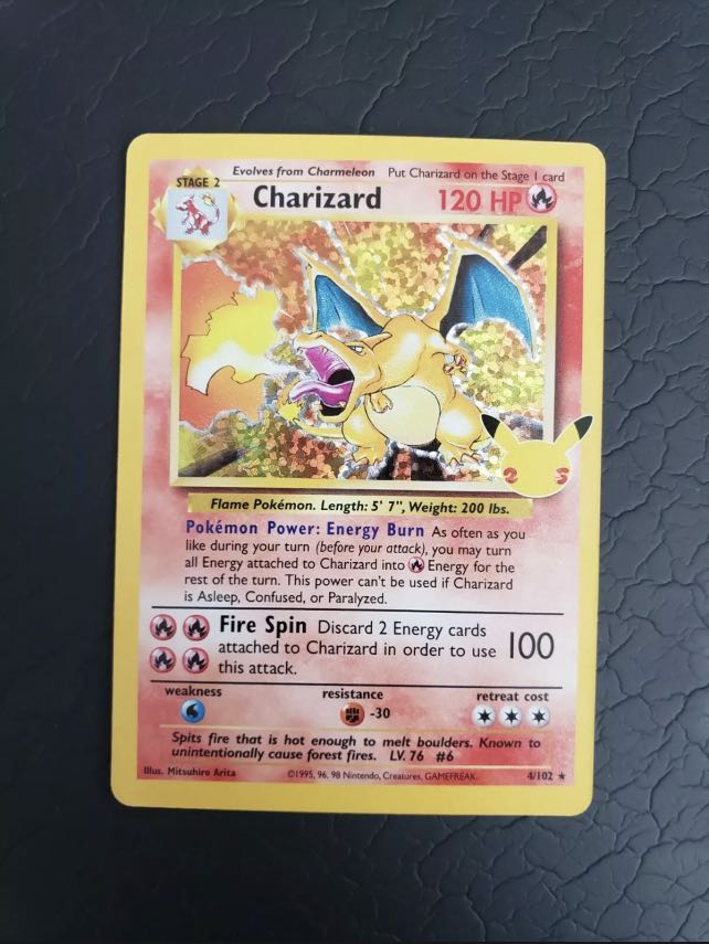 Charizard 25th celebrations Pokemon, Hobbies & Toys, Toys & Games on ...