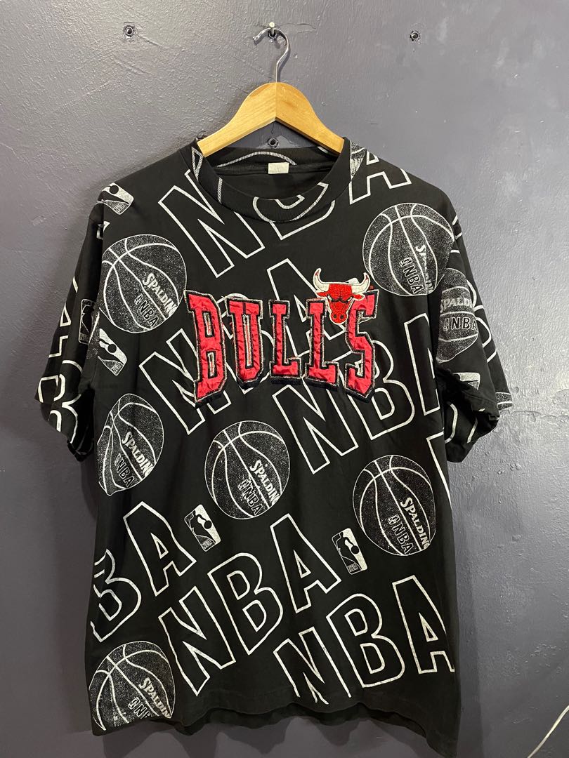 Chicago Bulls x NBA Overprint, Men's Fashion, Tops & Sets, Tshirts ...