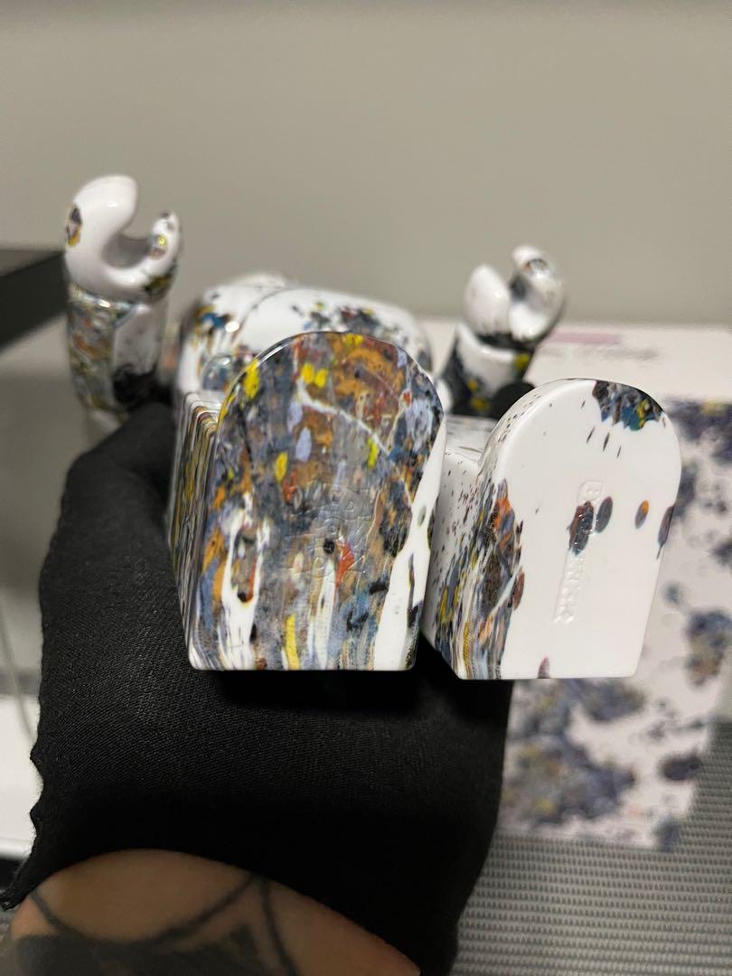400%100% Jackson Pollock Splash Bearbrick, Hobbies & Toys, Toys & Games ...