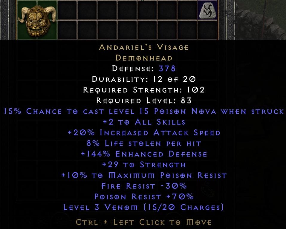 D2R-Diablo 2 Resurrected-Andariel's Visage, Video Gaming, Gaming ...