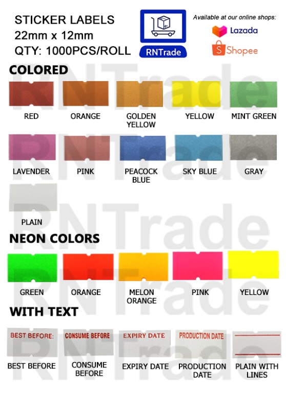 Date Sticker Label for Food and Beverage, BEST BEFORE / CONSUME BEFORE ...