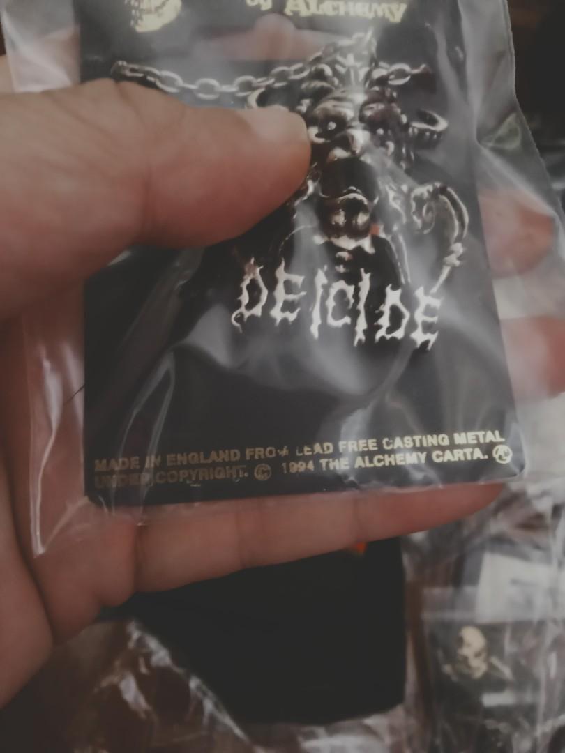 Deicide Pendant 1994 official rare black metal shirt burzum cradle of ...
