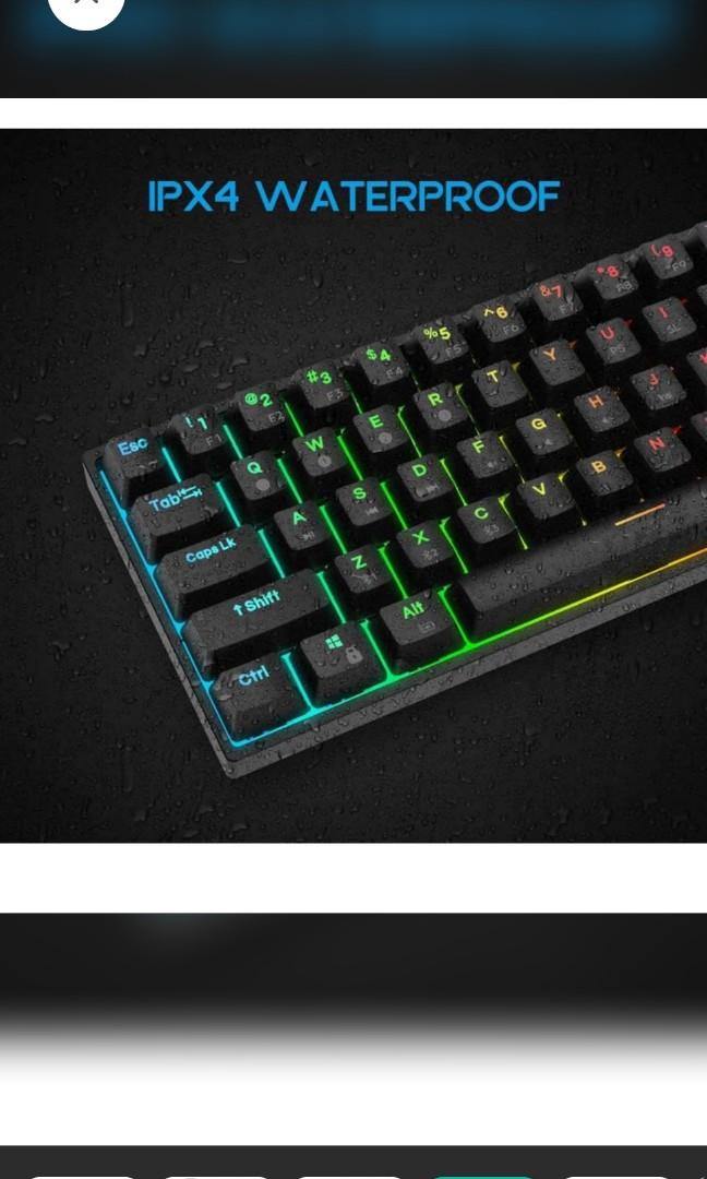 Dierya x kemove DK61 Pro Bluetooth 5.1 Mechanical Gaming Keyboard 60% ...