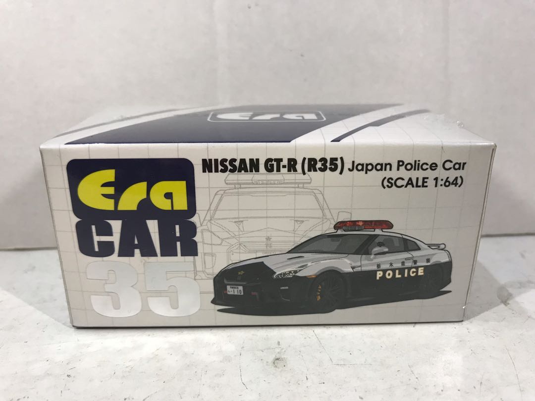 Era Car Nissan GTR R35 Japan Police Car, 興趣及遊戲, 玩具 & 遊戲類 - Carousell