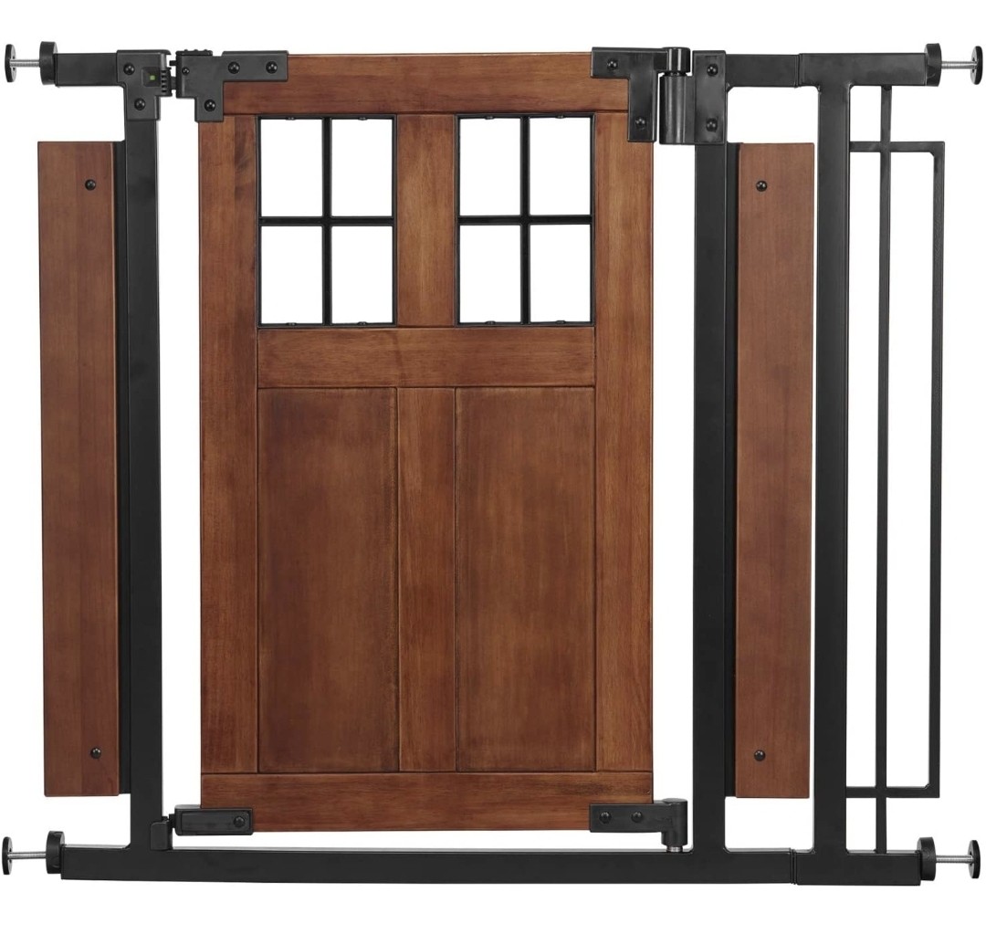 (AZ) Evenflo Barn Door Walk-Thru Gate (Farmhouse Collection) , Babies ...