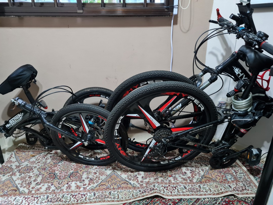 Foldable Bicycle (Hyper XT and Mini Razer), Sports Equipment, Bicycles & Parts, Bicycles on ...