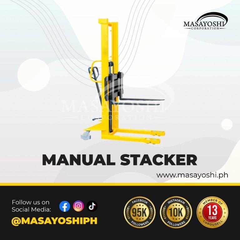 Fork Over Manual Walkie Stacker | Electric Stacker | Pallet Stacker ...