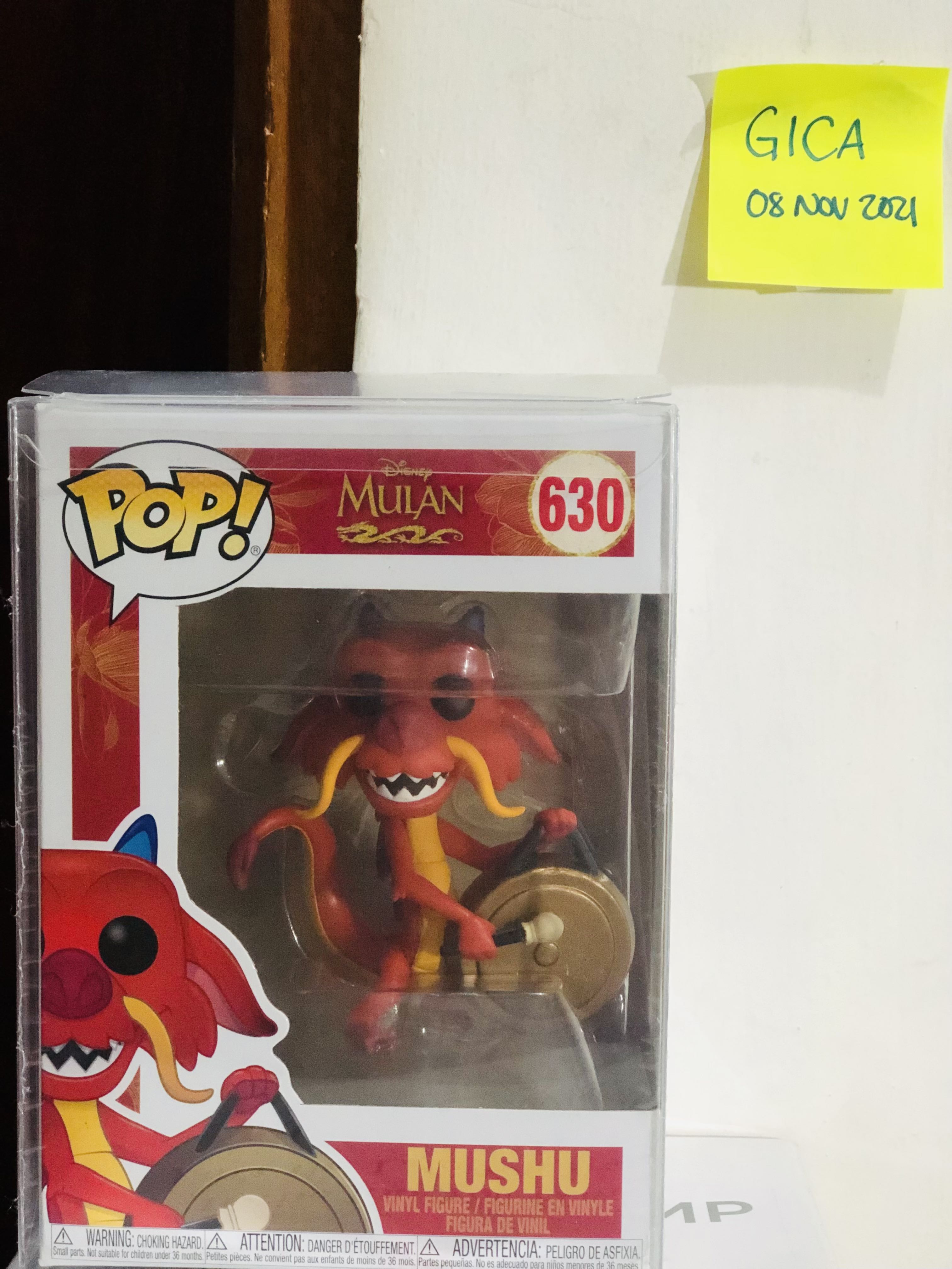 Funko Pop Mushu (Mulan), Hobbies & Toys, Toys & Games on Carousell
