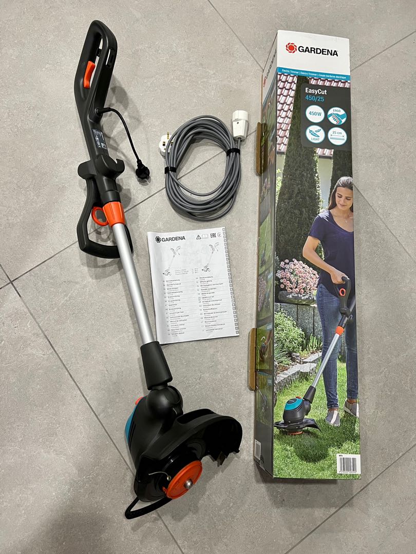Gardena Grass Trimmer EasyCut 450/25, Furniture & Home Living ...