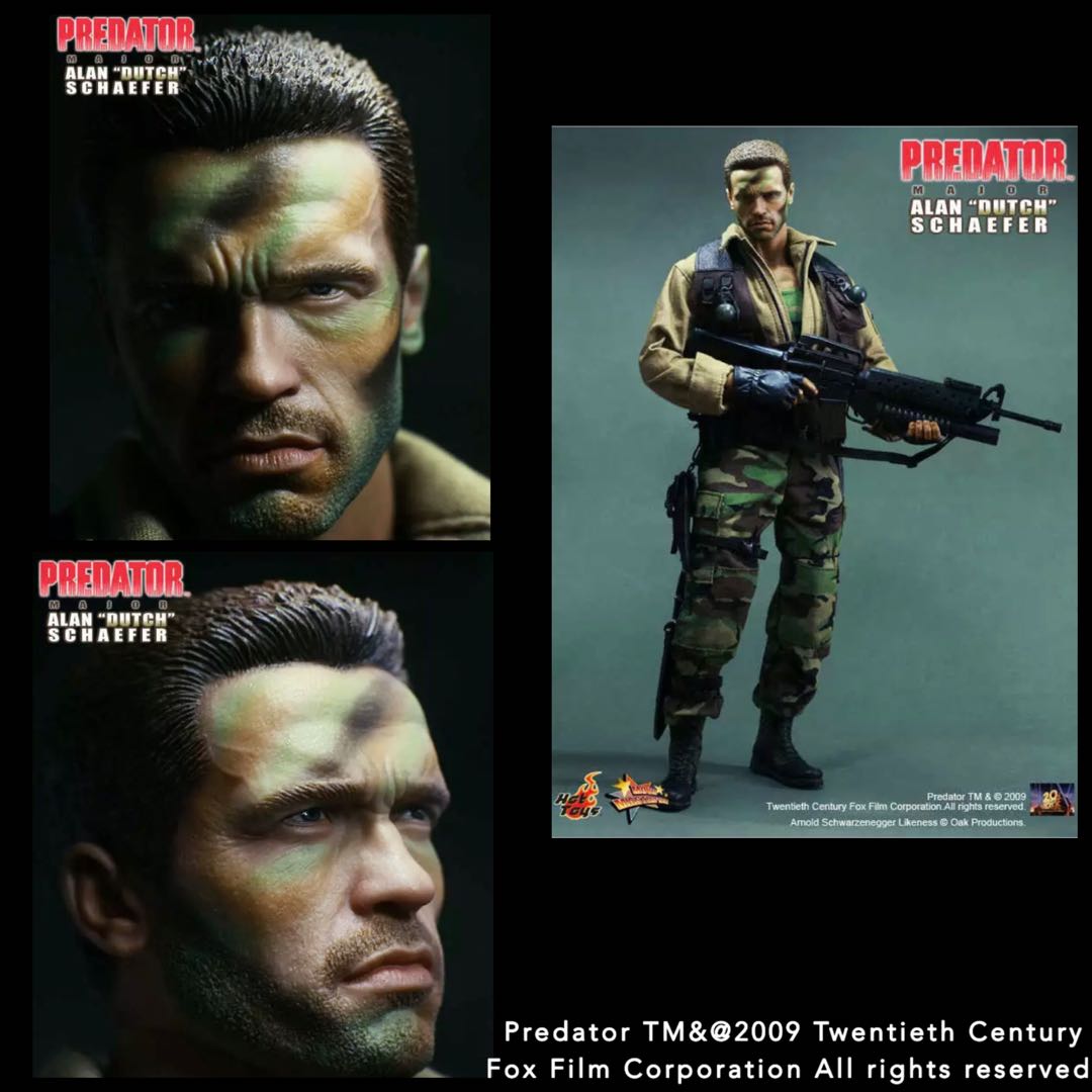 Hottoys Major Alan Dutch Schaefer mms72, 興趣及遊戲, 玩具 & 遊戲類 - Carousell