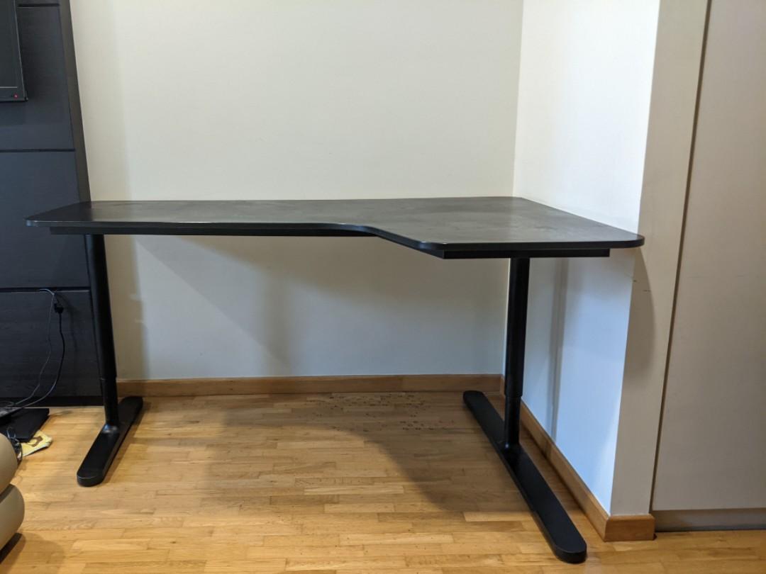 IKEA Bekant Corner Desk Right for sale, Furniture & Home Living ...