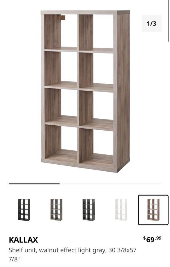 Ikea Malm Drawer & Kallax Bookcase, Furniture & Home Living, Furniture ...
