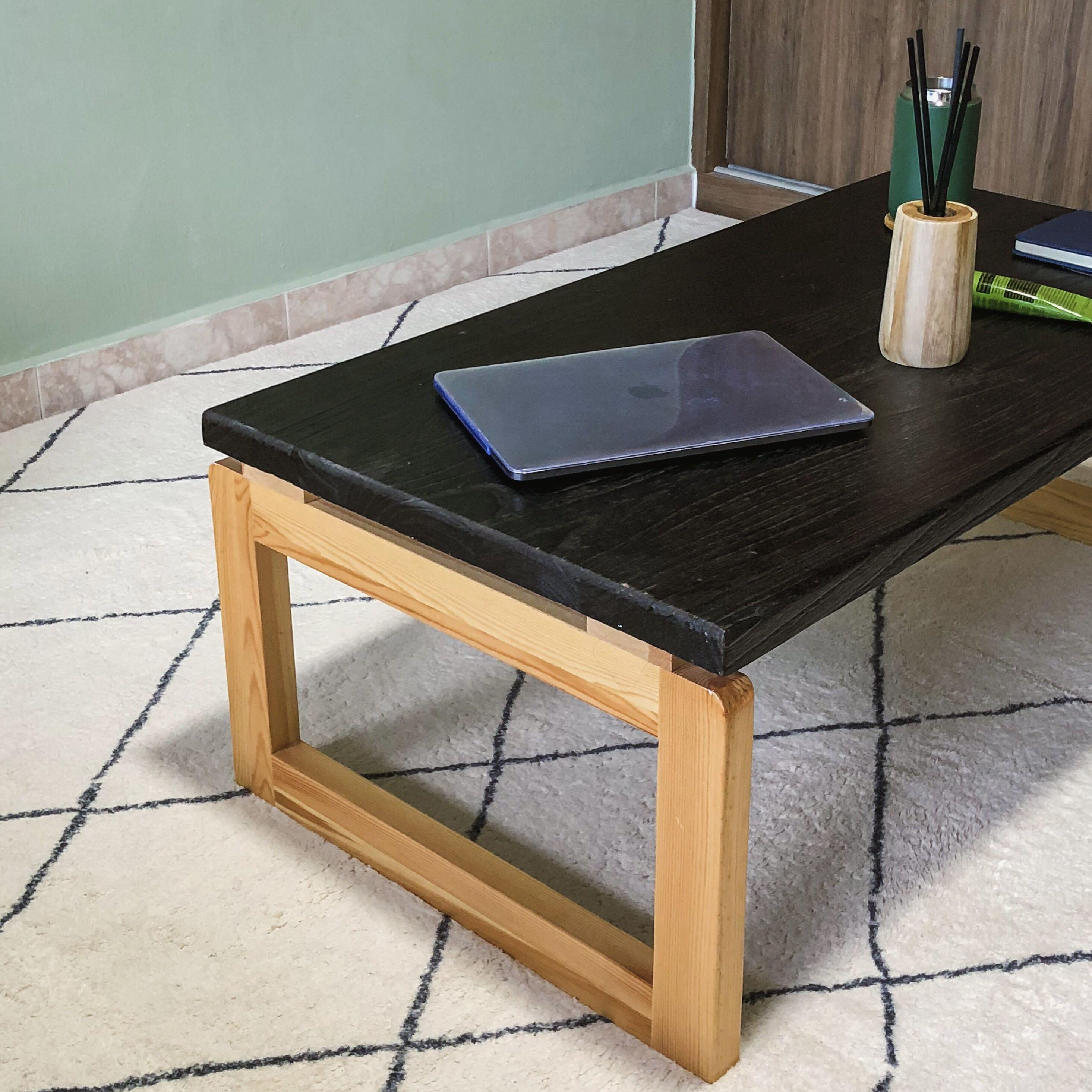 Japanese Foldable Tatami Table (Wooden Coffee Table), Furniture & Home ...
