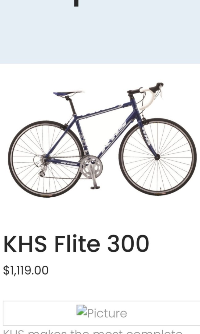 KHS Flite 300 racing bike, Sports Equipment, Bicycles & Parts, Bicycles on Carousell