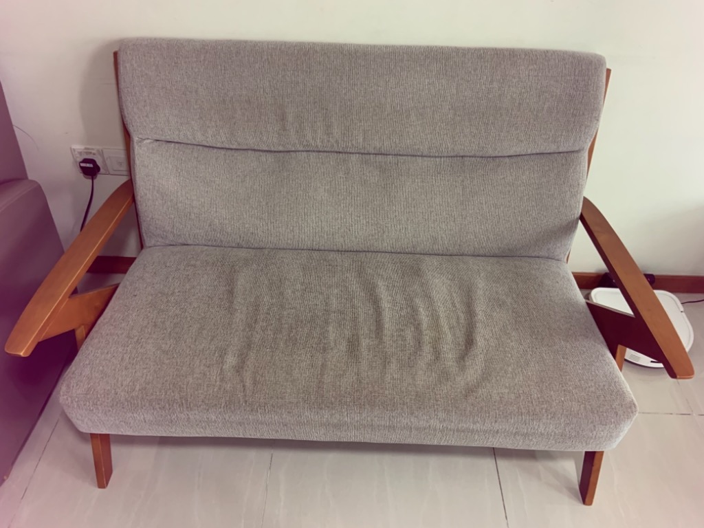 Ki-mono Emo 2 seater Sofa, Furniture & Home Living, Furniture, Sofas on ...