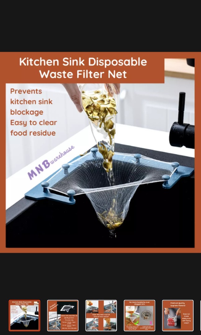 Kitchen Food Residue Stainer, Furniture & Home Living, Bathroom ...